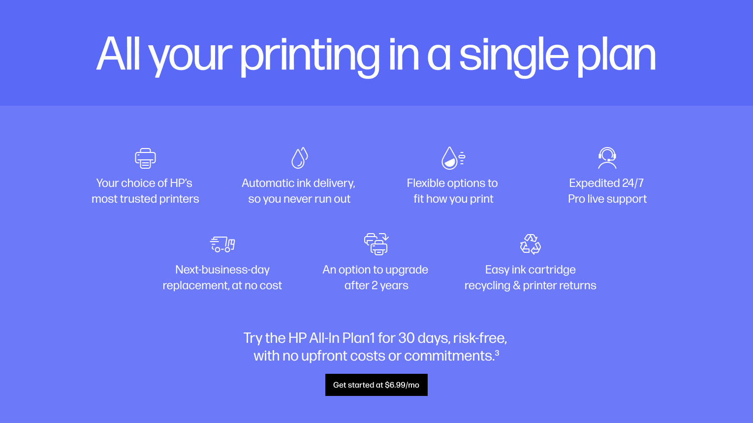 HP All-In Plan - CX, Content, & Design System Case Study